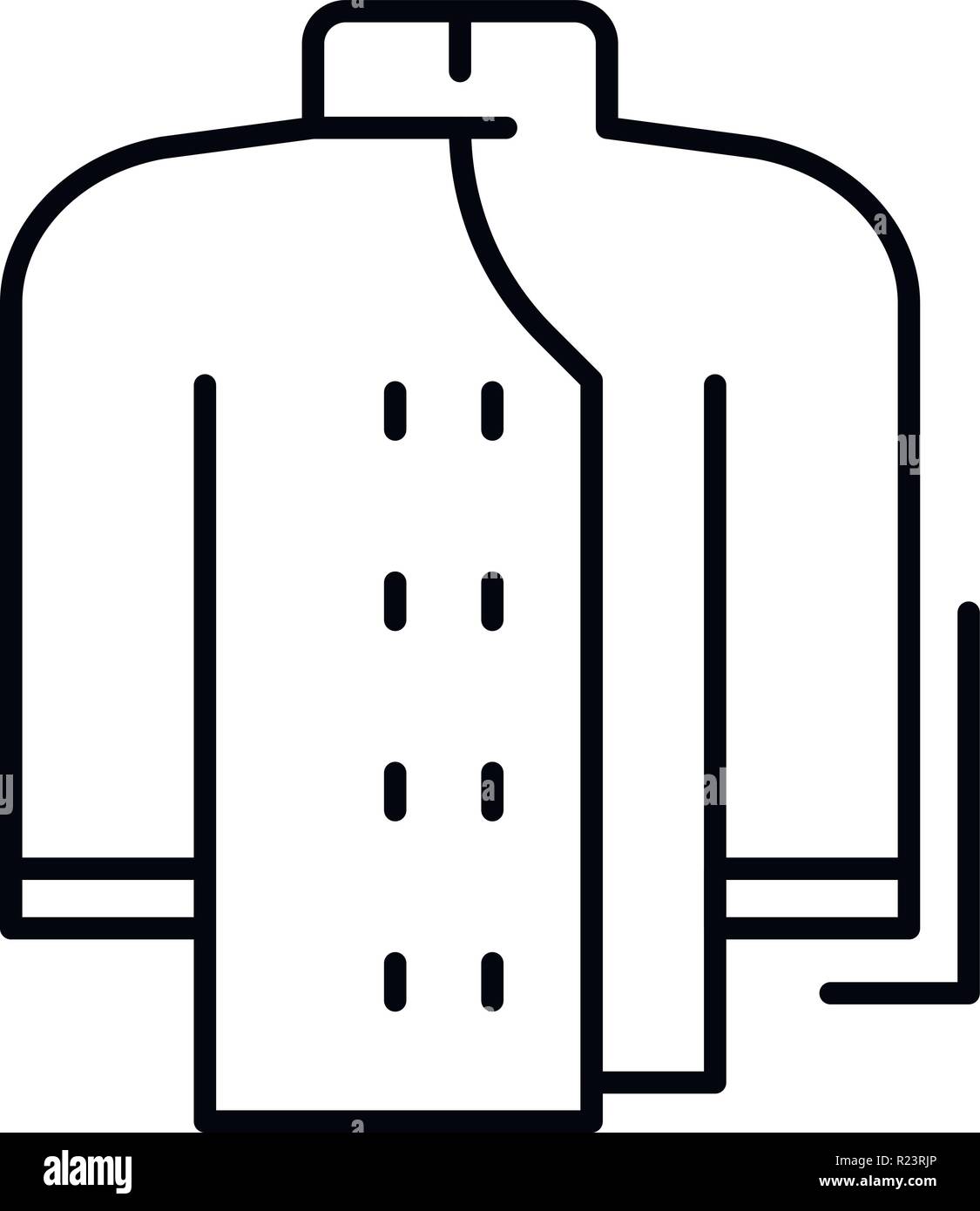 Dark work clothes Stock Vector Images - Alamy