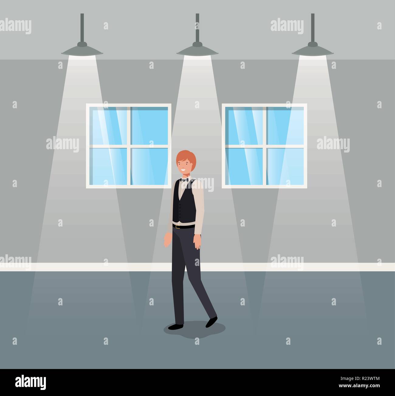 Tech walk Stock Vector Images - Alamy