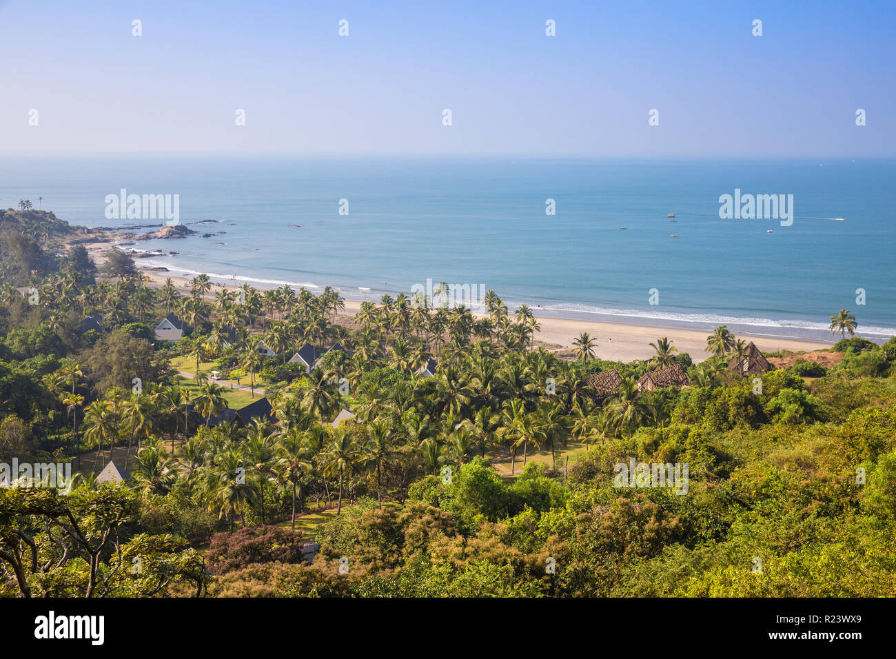 India goa vagator beach hi-res stock photography and images - Alamy