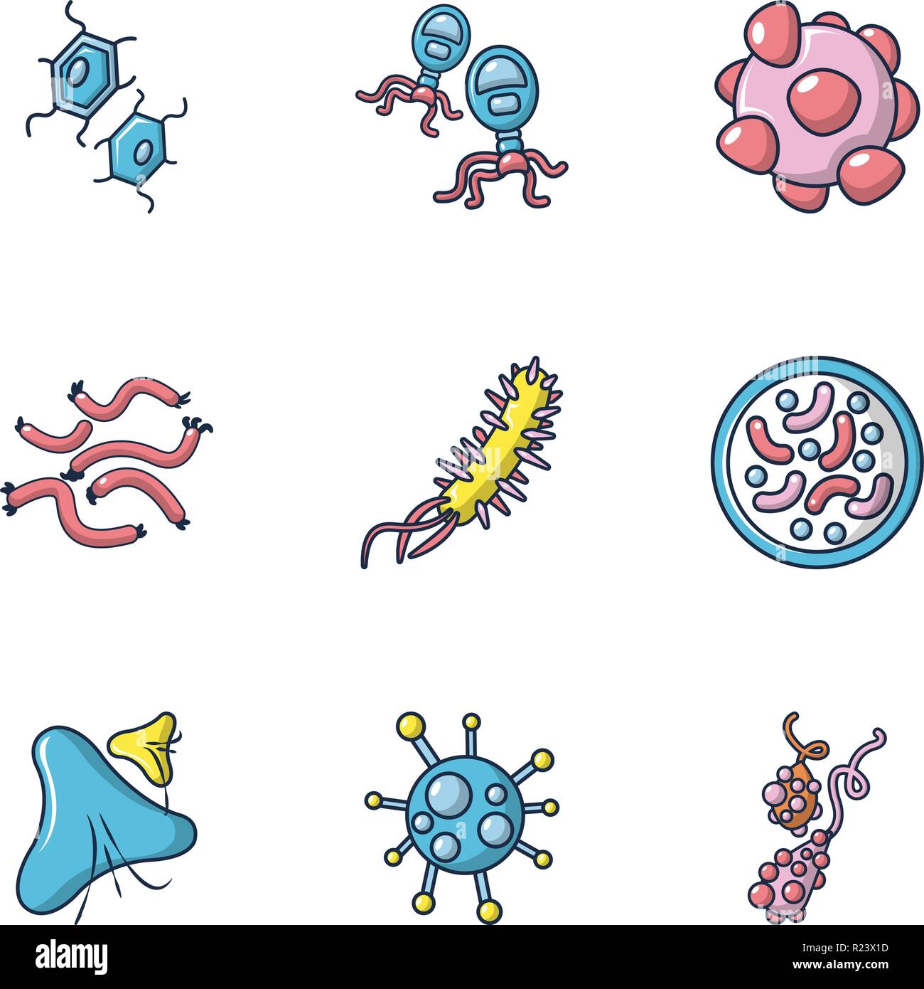 General medical icons set, cartoon style Stock Vector Image & Art - Alamy