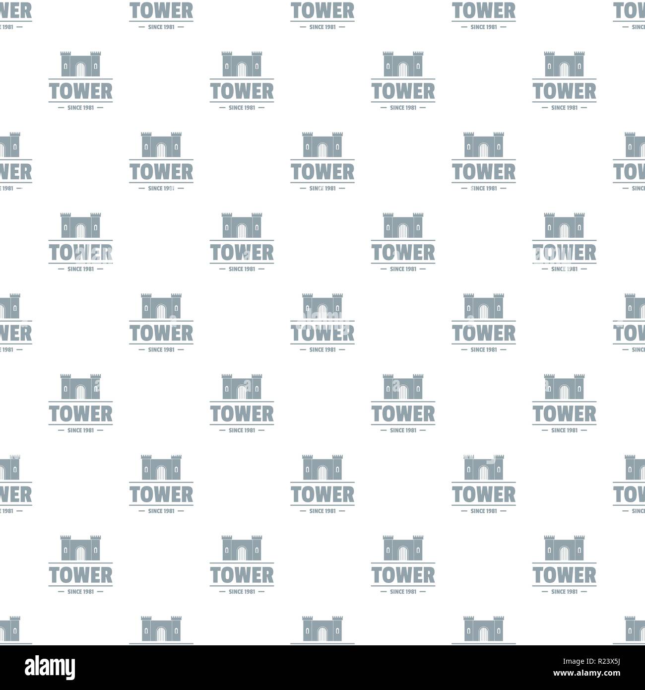 Luxury tower pattern vector seamless Stock Vector Image & Art - Alamy