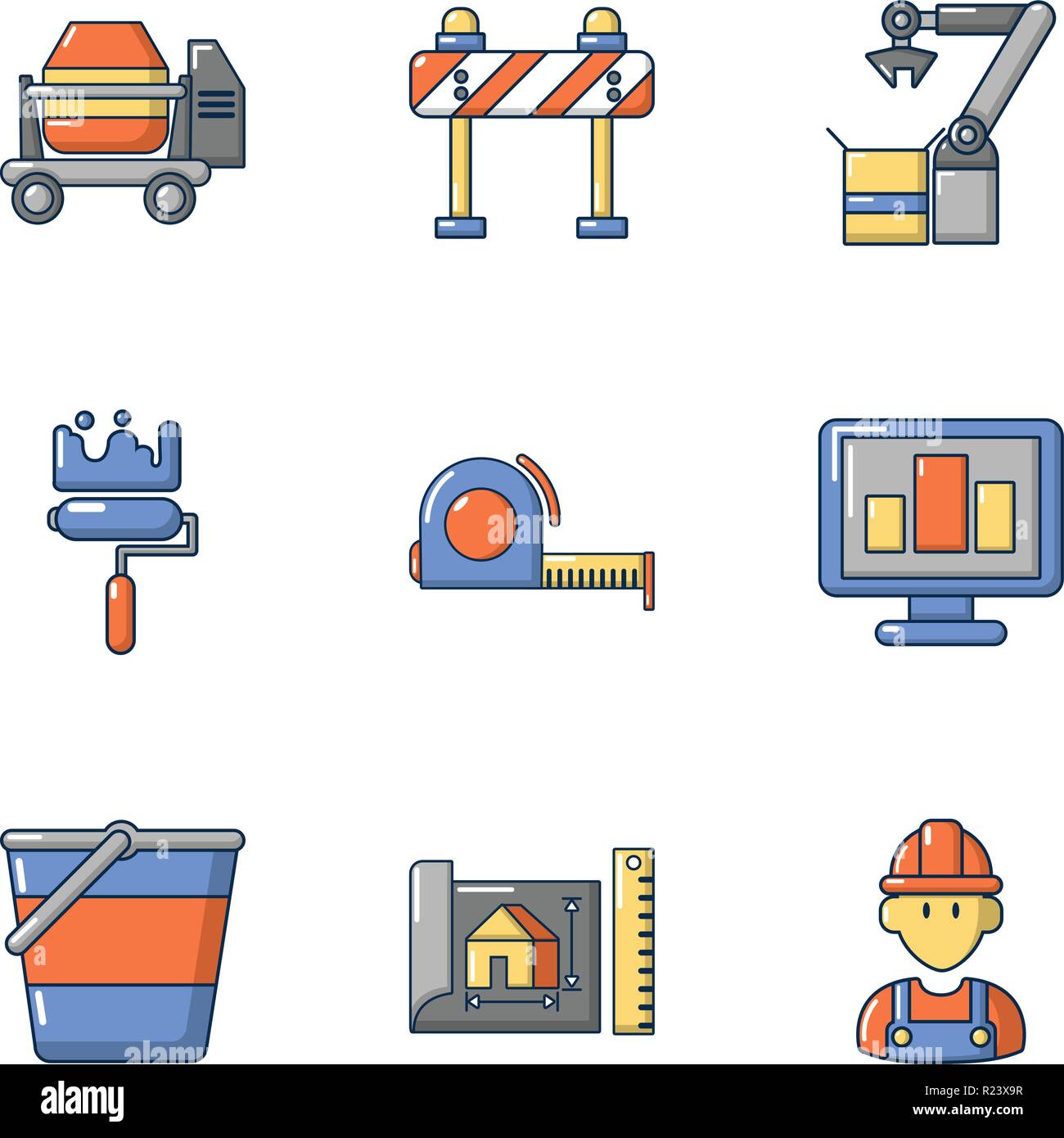 Replacement icons set, cartoon style Stock Vector Image & Art - Alamy