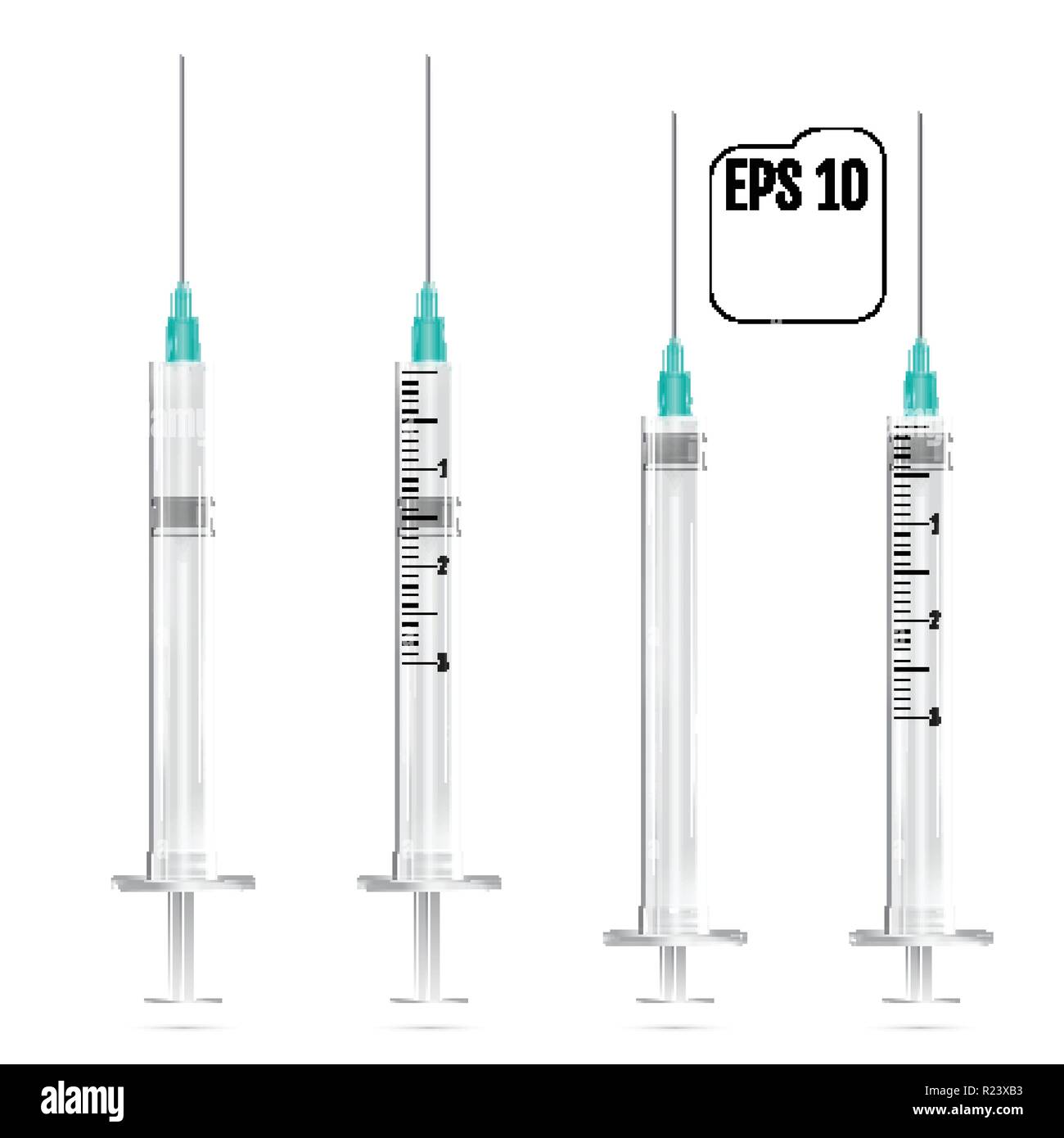 Surgical syringes Stock Vector Images - Alamy
