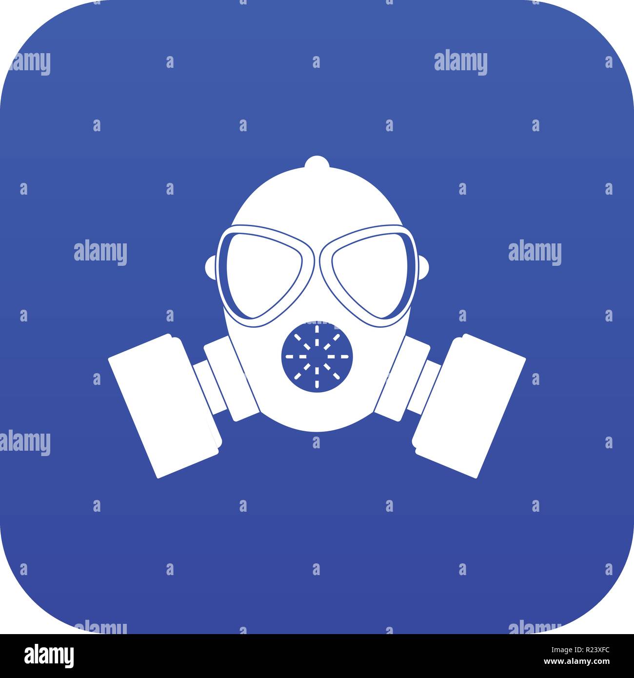 Respirator icon digital blue Stock Vector Image & Art - Alamy