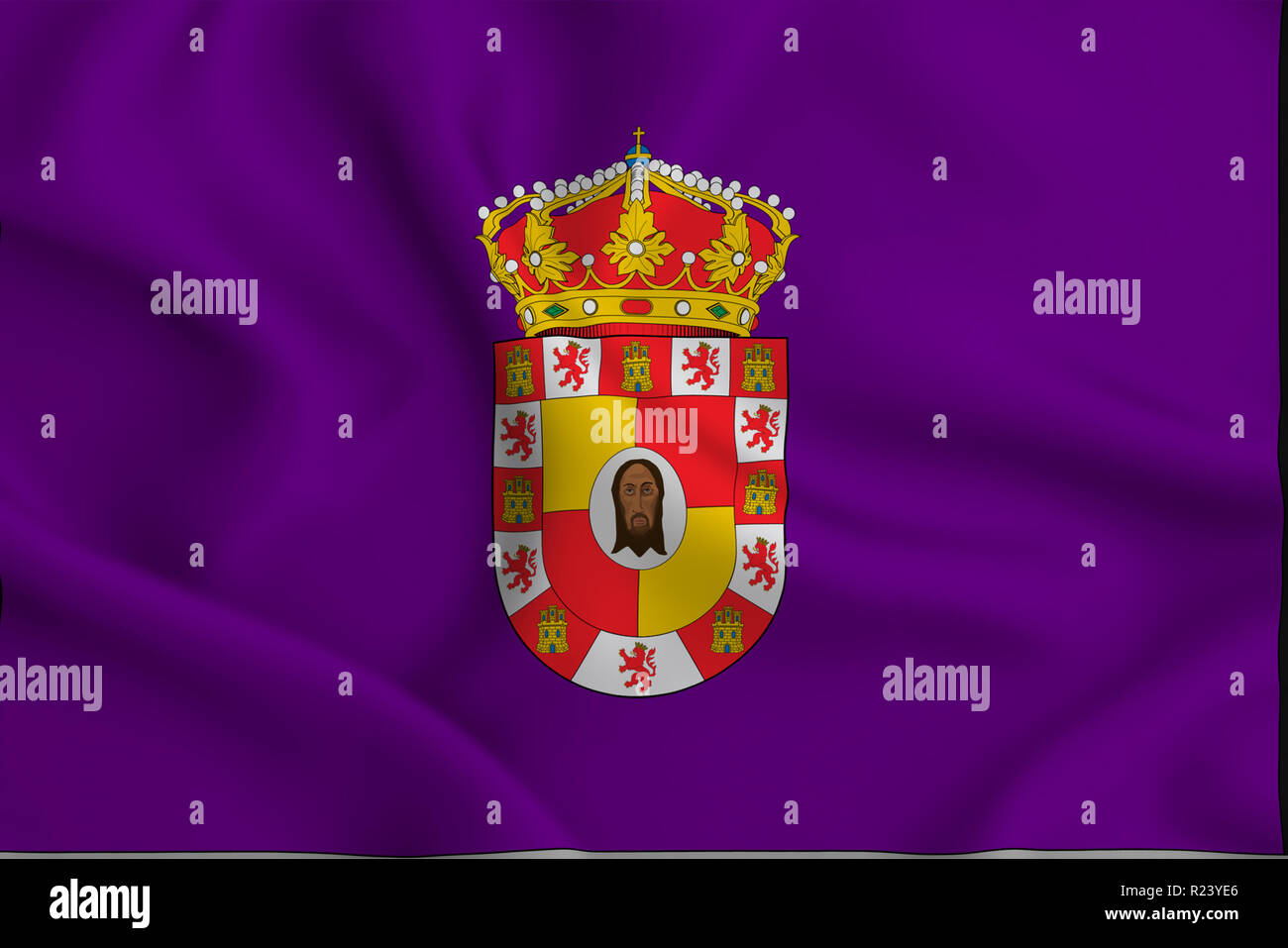 Jaen 3d waving flag hi-res stock photography and images - Alamy