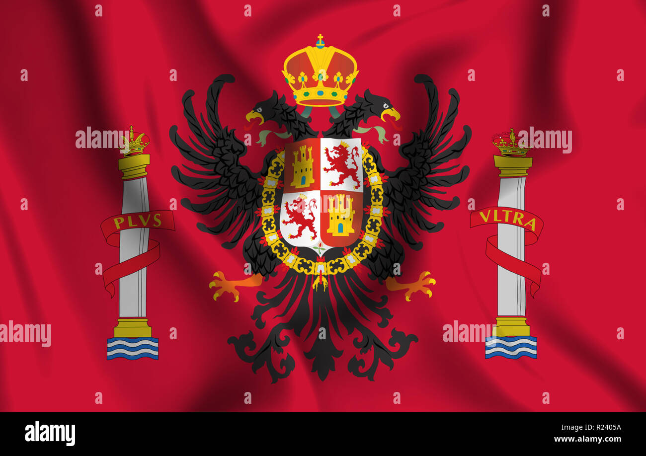 Toledo 3D waving flag illustration. Texture can be used as background ...