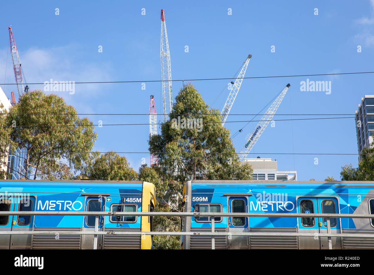 Australian metro train hi-res stock photography and images - Alamy
