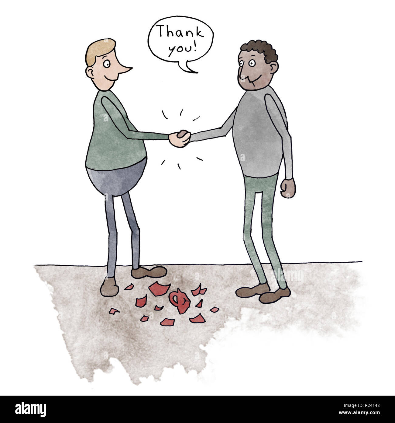 Honesty cartoon hi-res stock photography and images - Alamy