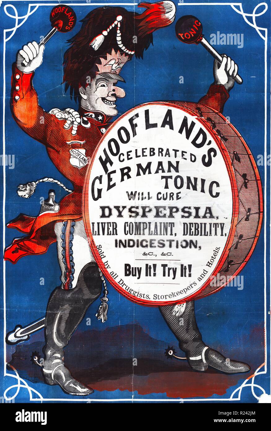 Hoofland's celebrated German tonic water will cure dyspepsia, liver ...
