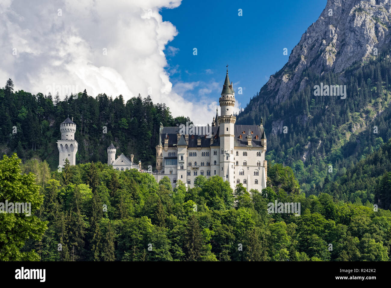 View of the Neuschwanstein Castle in Bavaria, Germany Stock Photo - Alamy