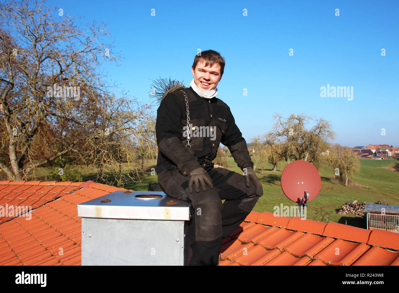 Sweeper happy hi-res stock photography and images - Alamy