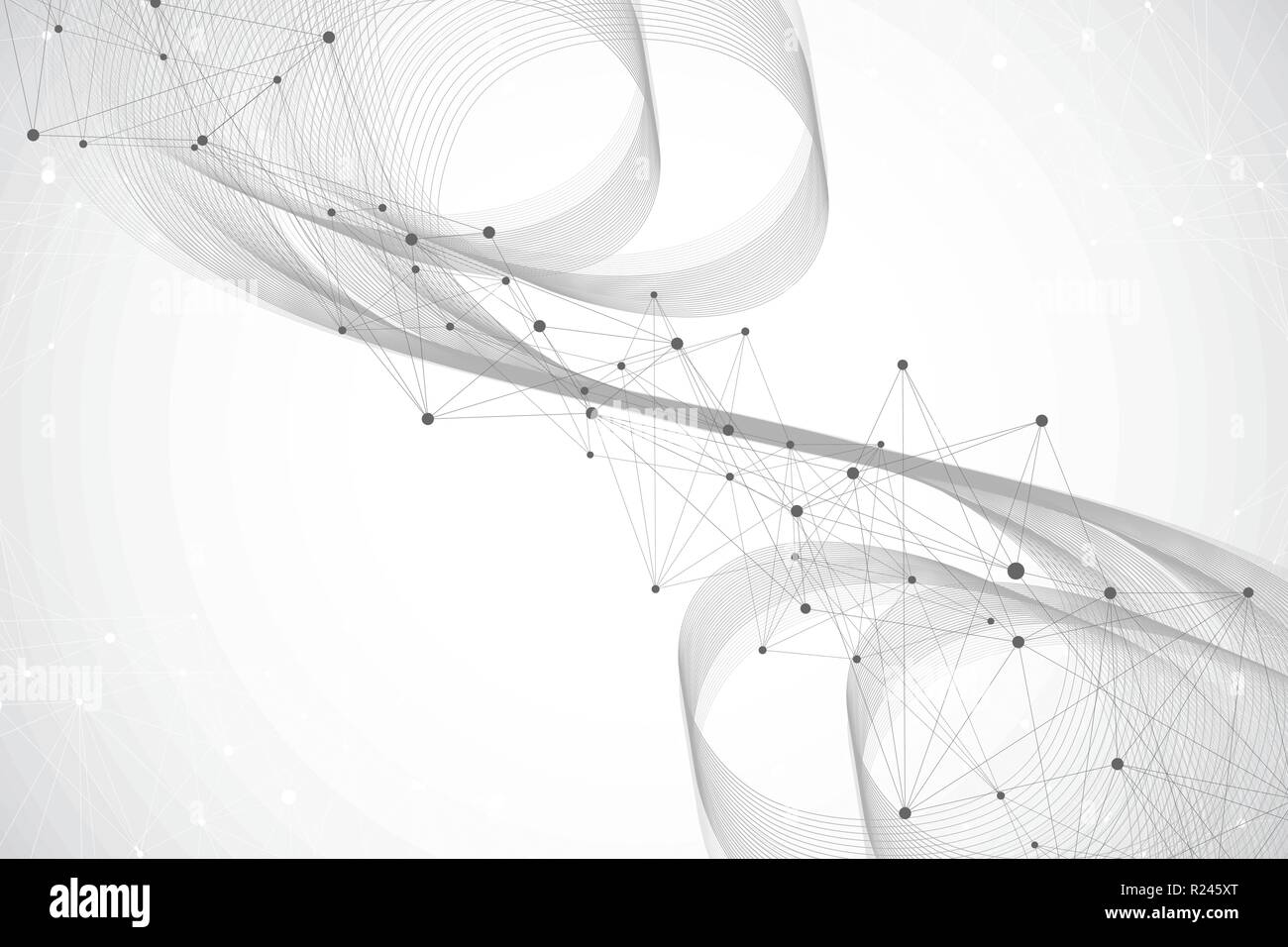Big Genomic Data Visualization. DNA helix, DNA strand, DNA Test ...