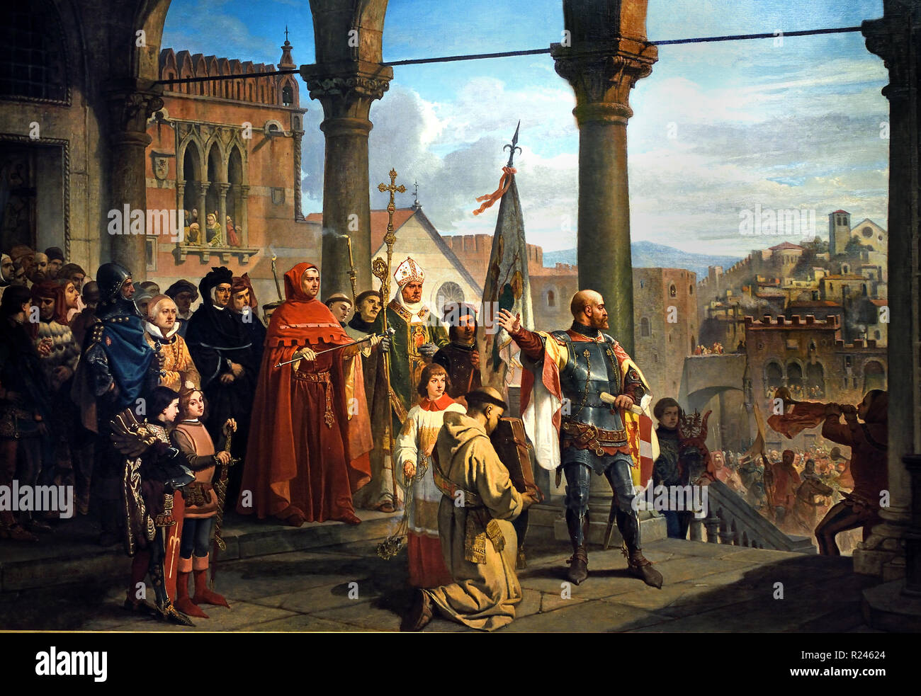 Fine arts middle ages italy hi-res stock photography and images - Alamy