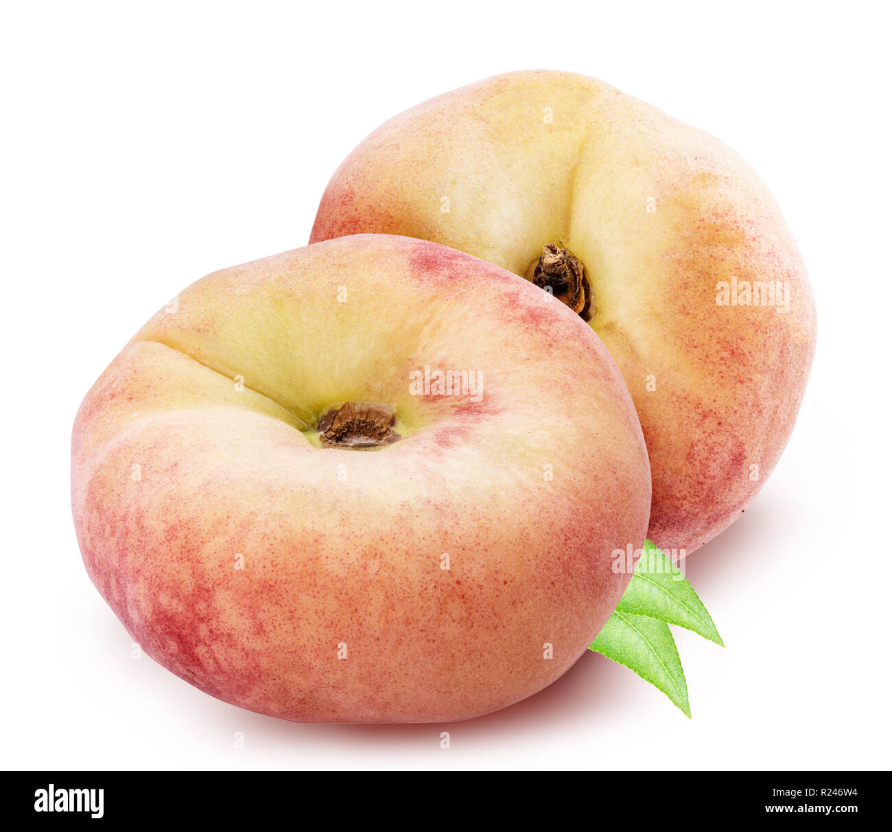 Fig peach isolated on white background Stock Photo - Alamy