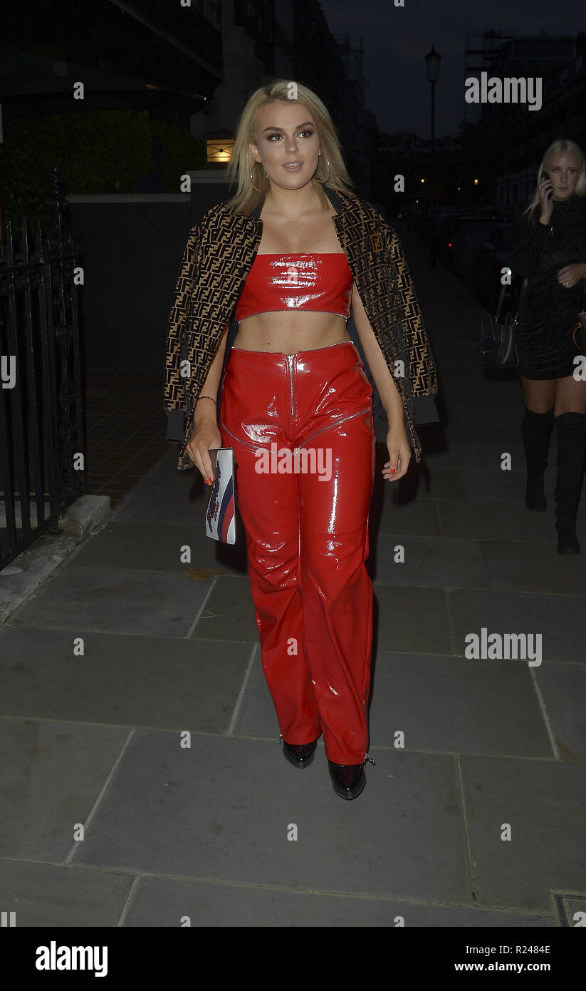 Scottish Singer Tallia Storm departs from Blakes Hotel to go to the ...
