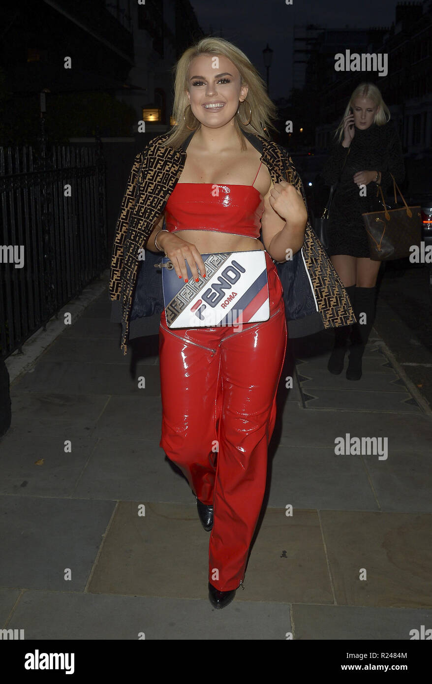 Scottish Singer Tallia Storm departs from Blakes Hotel to go to the ...