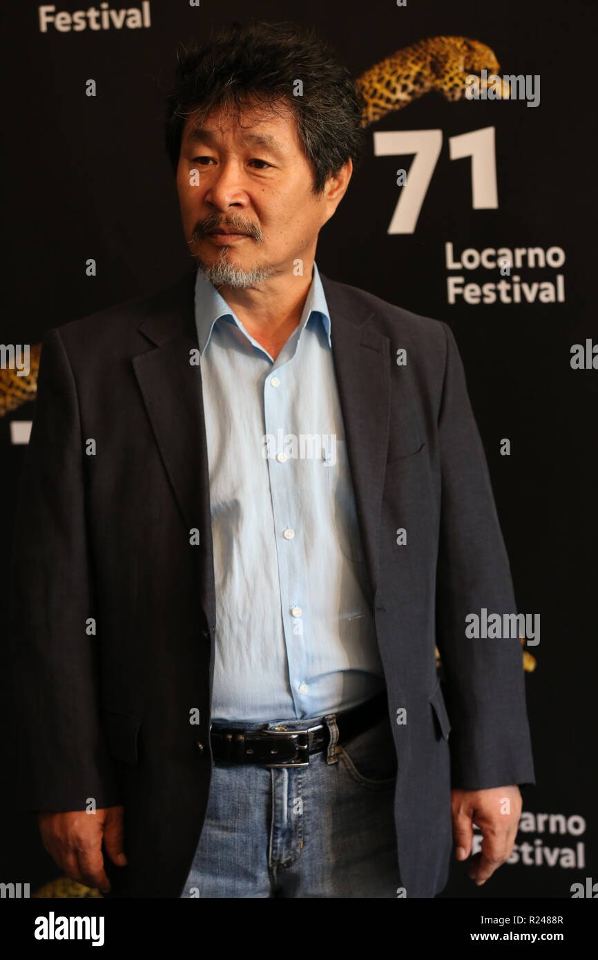LOCARNO, SWITZERLAND – AUG 09, 2018: Ju-bong Gi attends the 'Gangbyun ...