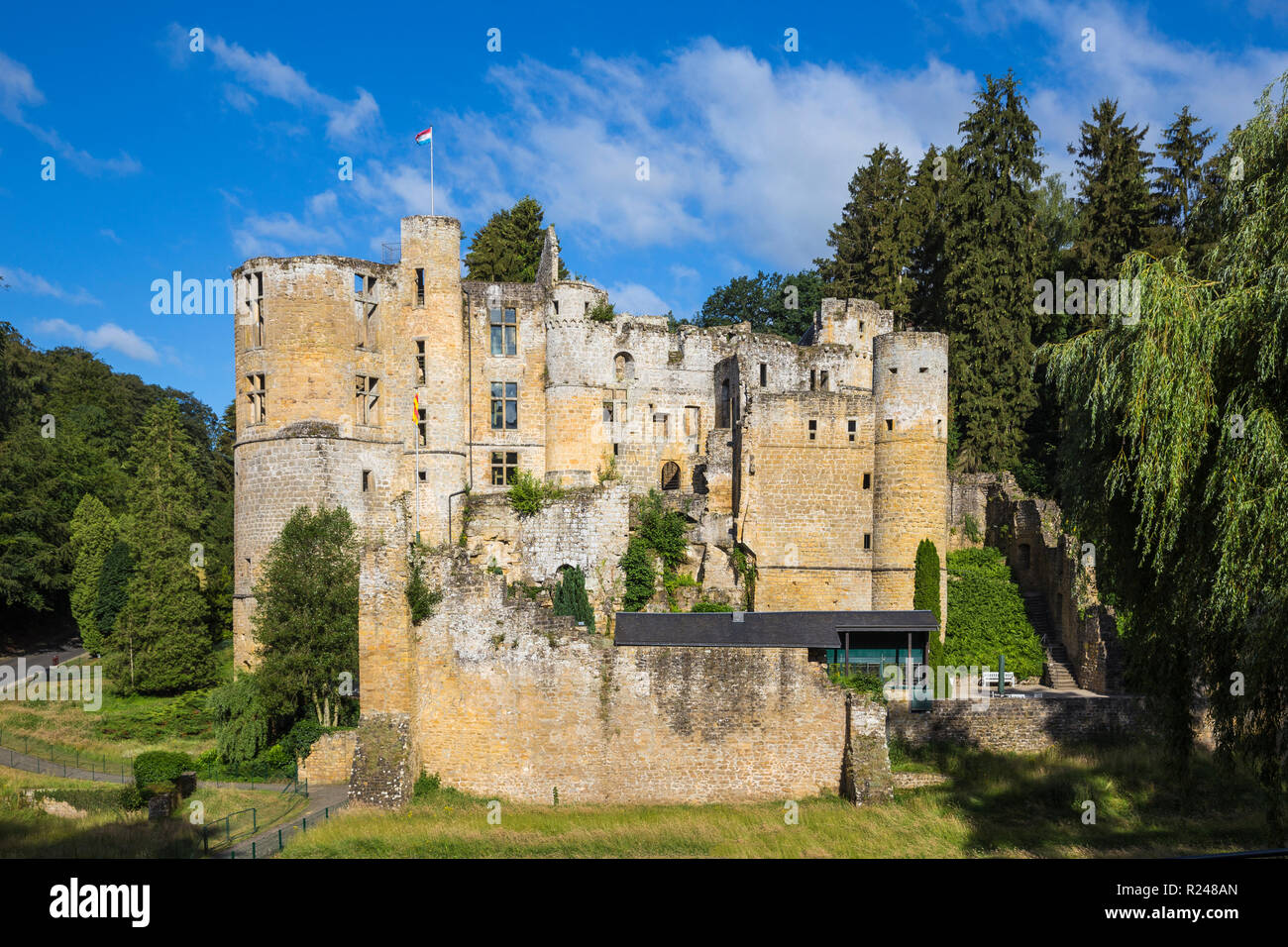 Beaufort Castle, Beaufort, Luxembourg, Europe Stock Photo - Alamy