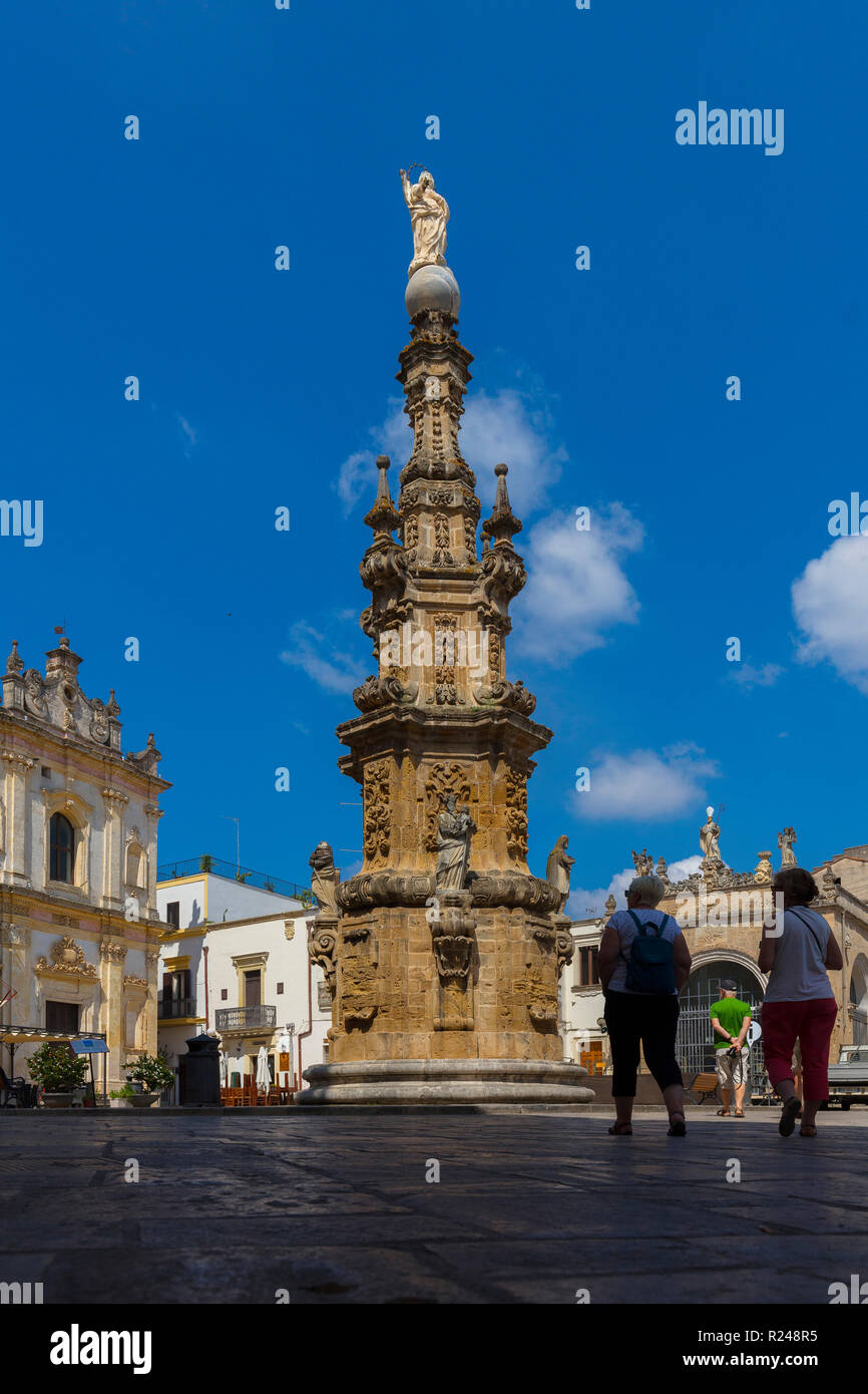 Piazza Salandra, Nardo, Puglia, Italy, Europe Stock Photo - Alamy