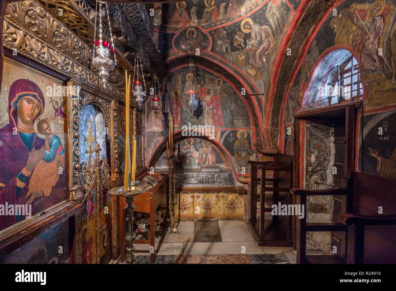 The Monastery of Saint John the Theologian, The Chapel of the Blessed ...