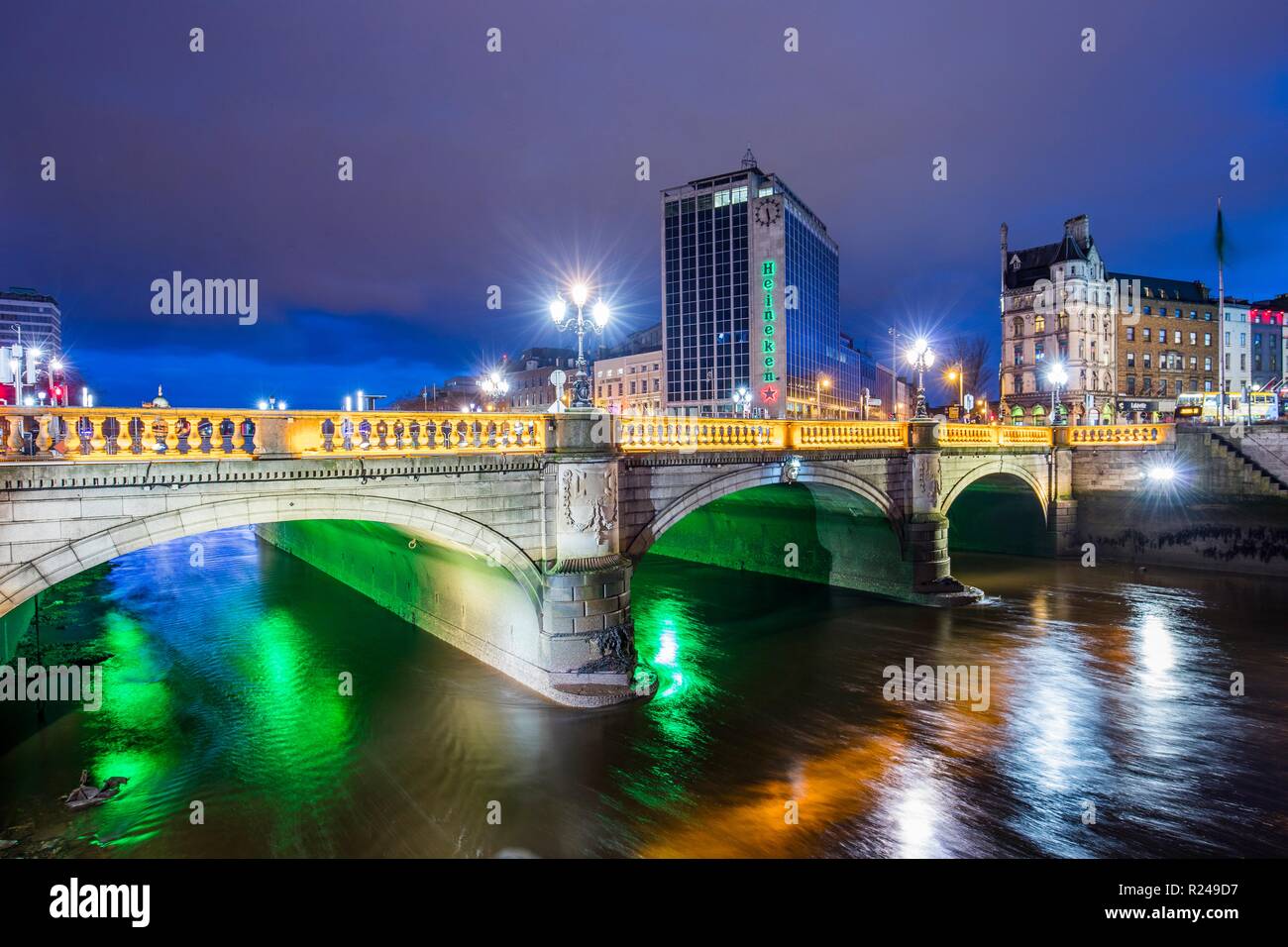 O'Connell Bridge, Dublin, Republic of Ireland, Europe Stock Photo - Alamy