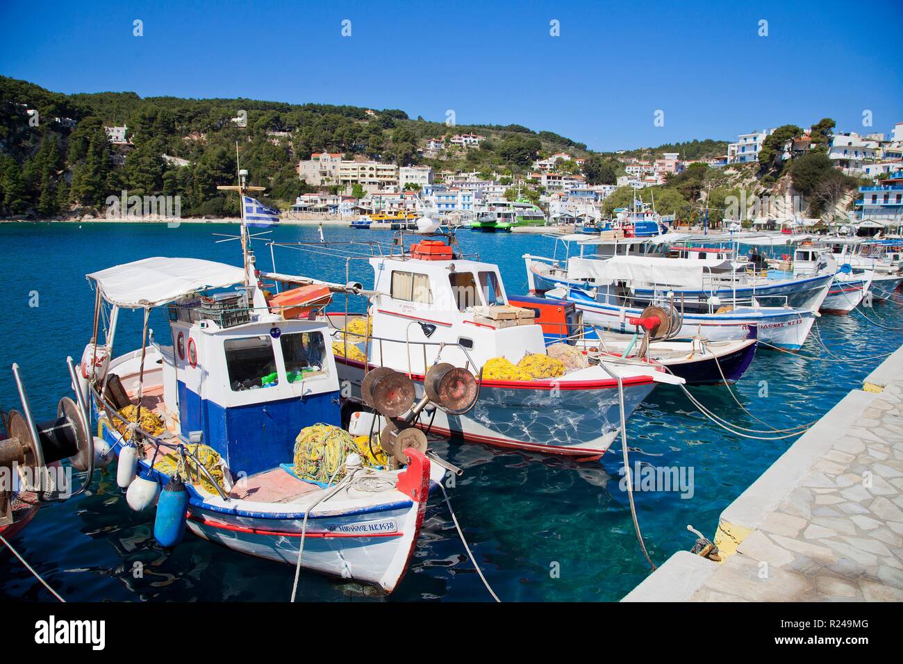 Patitiri, Alonissos Island, Sporades, Greek Islands, Greece, Europe ...