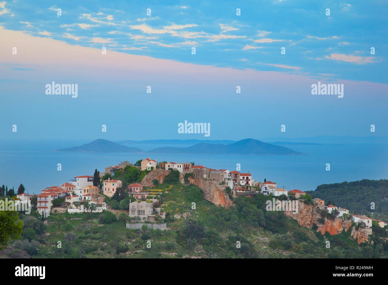 Old village, Alonissos Island, Sporades, Greek Islands, Greece, Europe ...