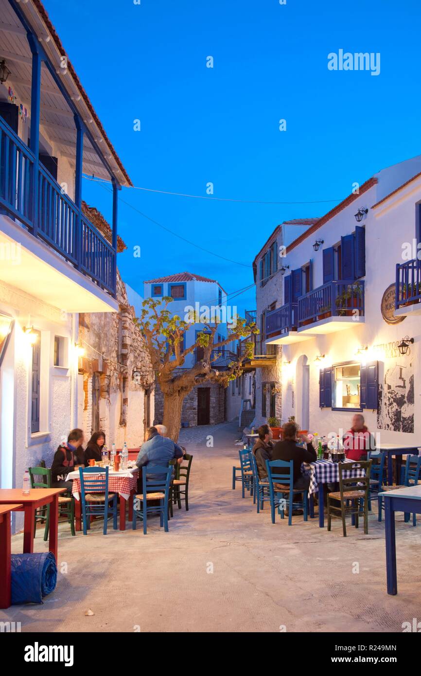 Old village, Alonissos Island, Sporades, Greek Islands, Greece, Europe ...