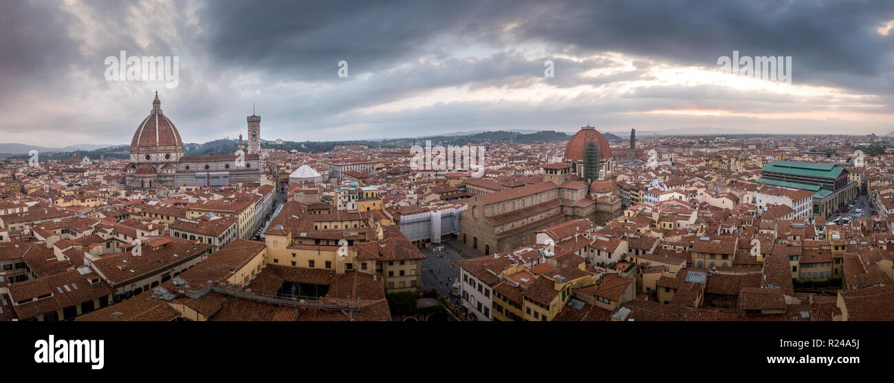 Duomo florence aerial hi-res stock photography and images - Alamy