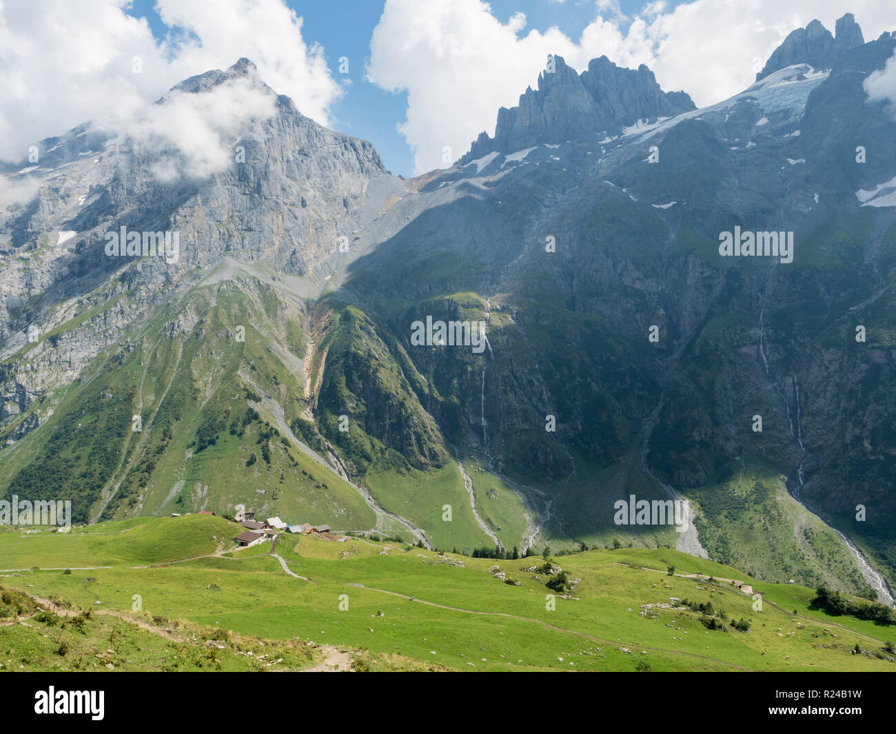 Swiss Alps, mountain scene, Switzerland, Europe Stock Photo - Alamy
