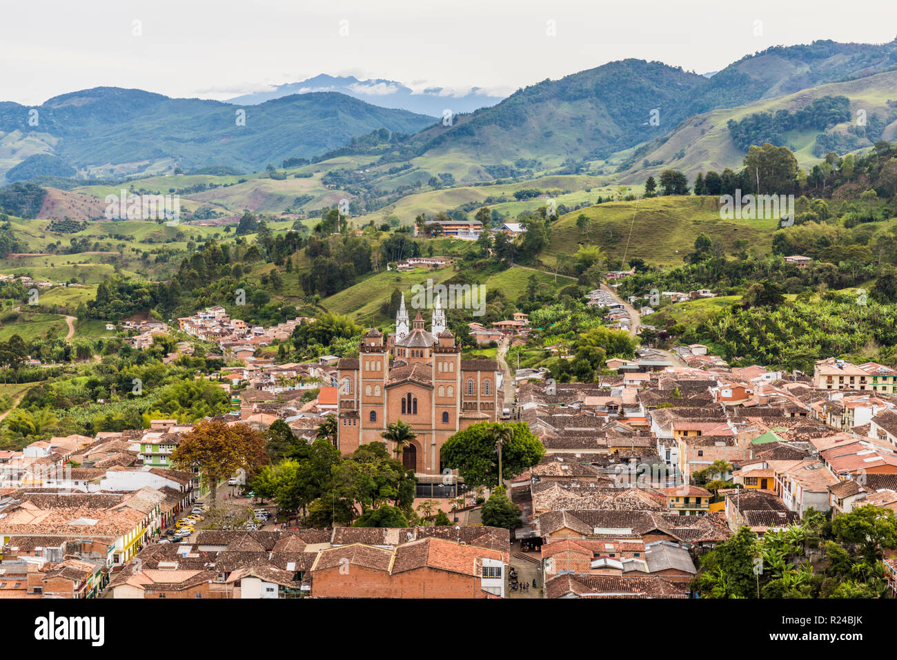 The view of Jerico from Christ Statue hill, Morro El Salvador, in ...