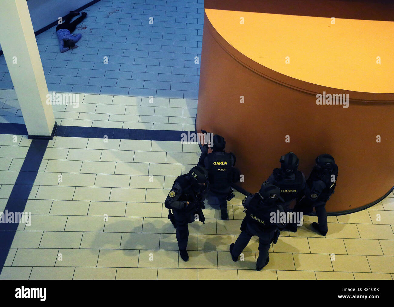 Training exercise members garda emergency response unit eru hi-res ...