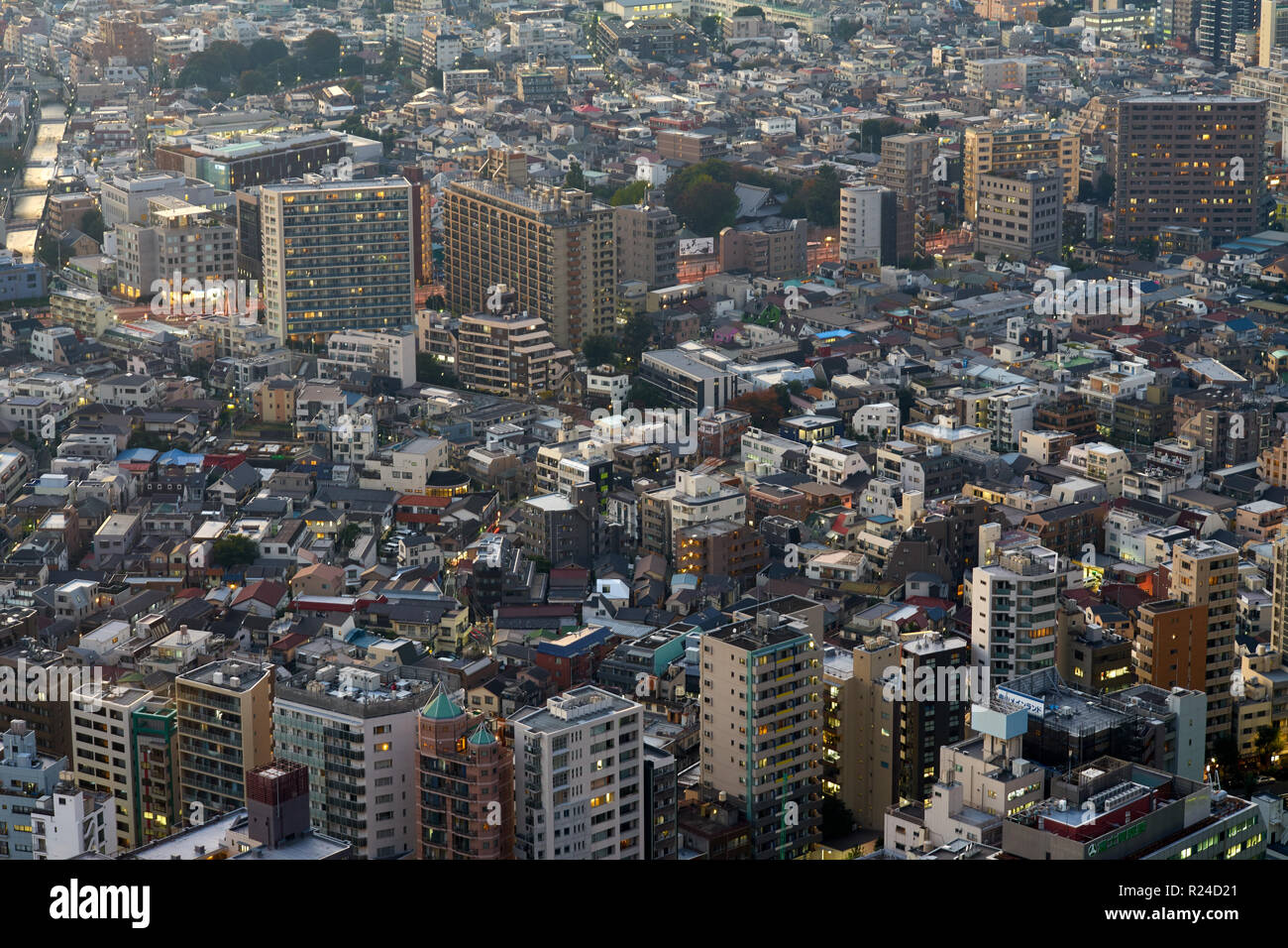 Tokyo from above hi-res stock photography and images - Alamy