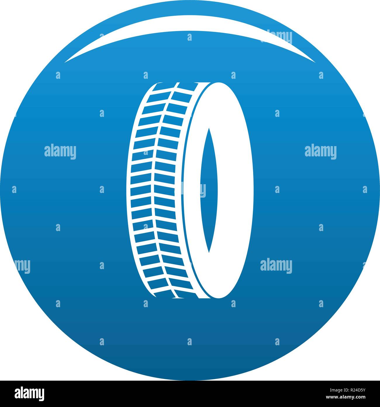 Protector icon vector blue circle isolated on white background Stock ...