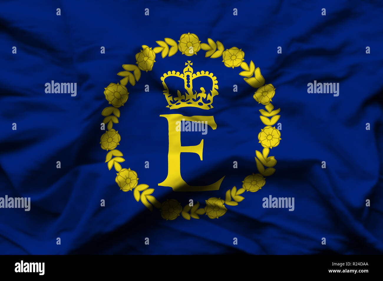 Eiir 3D wrinkled flag illustration. Usable for background and texture ...