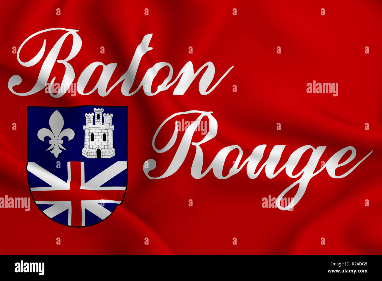 Baton rouge flag hi-res stock photography and images - Alamy