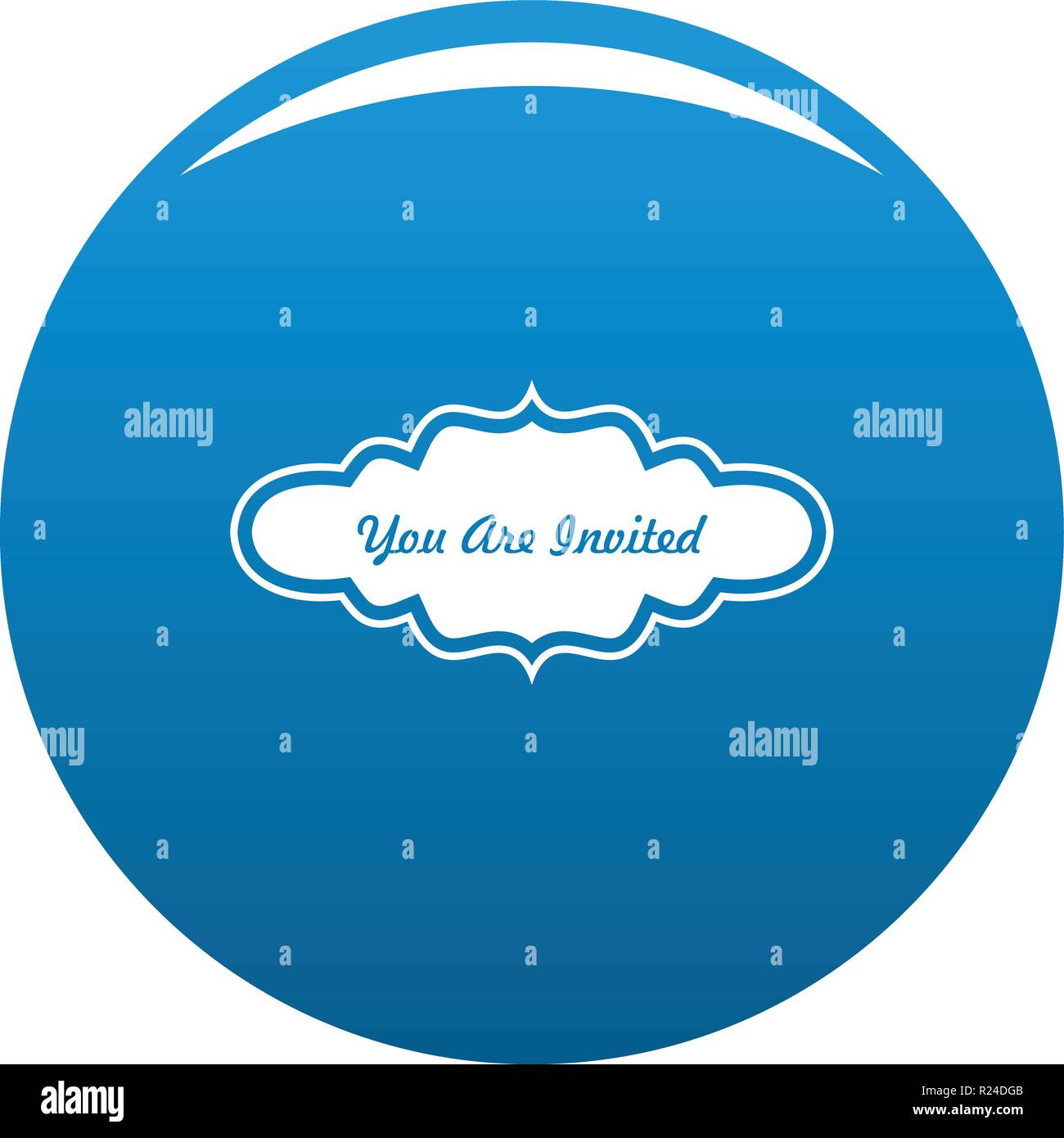 Call label icon vector blue circle isolated on white background Stock ...