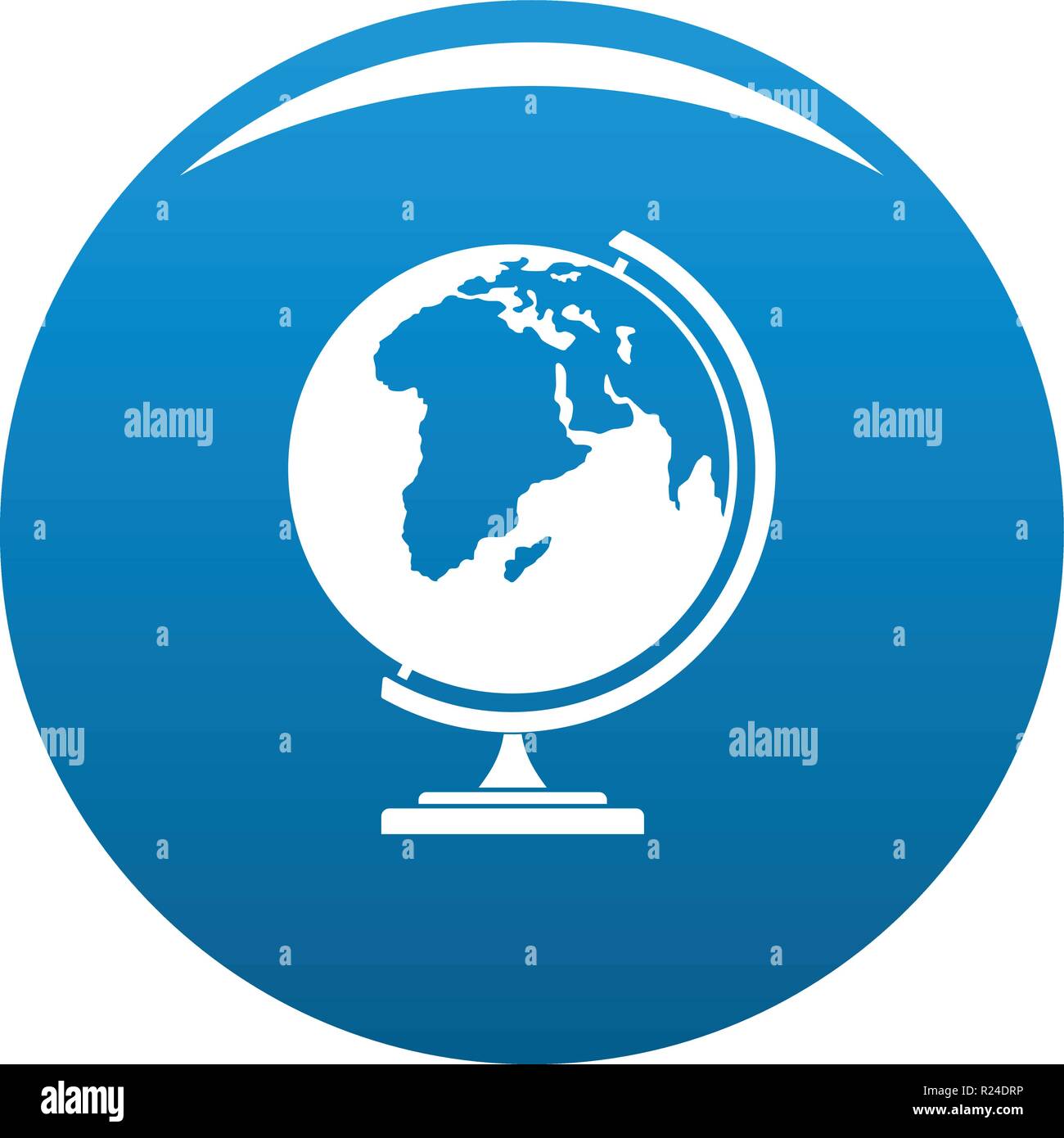 Map icon vector blue circle isolated on white background Stock Vector ...