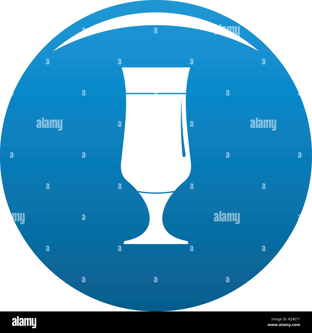Alcohol icon vector blue circle isolated on white background Stock ...