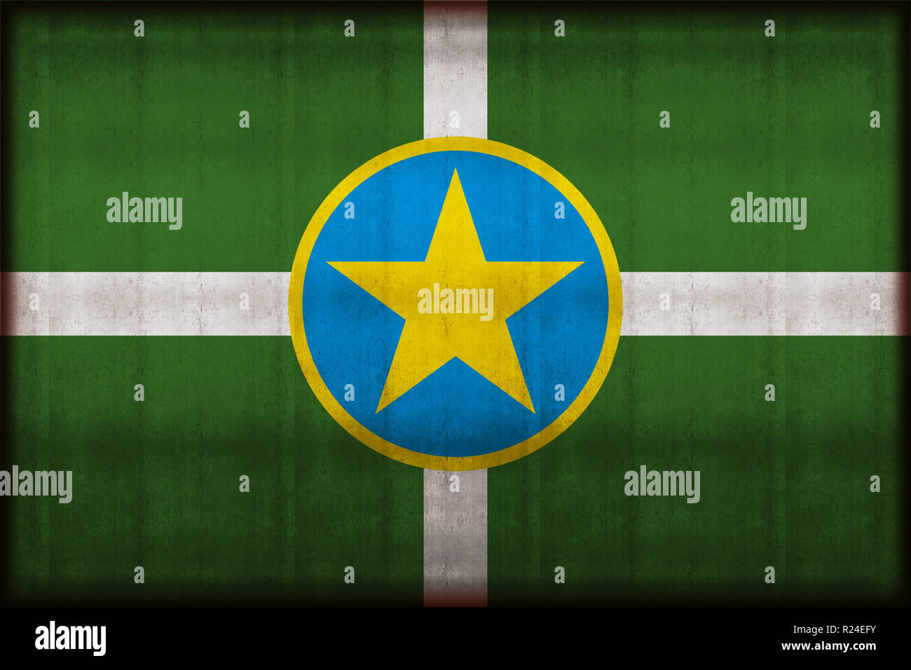 Jackson Mississippi rusty flag illustration. Usable for background and ...