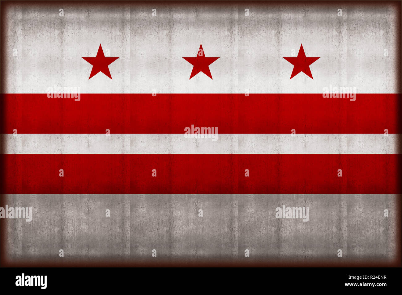 Washington Dc rusty flag illustration. Usable for background and ...