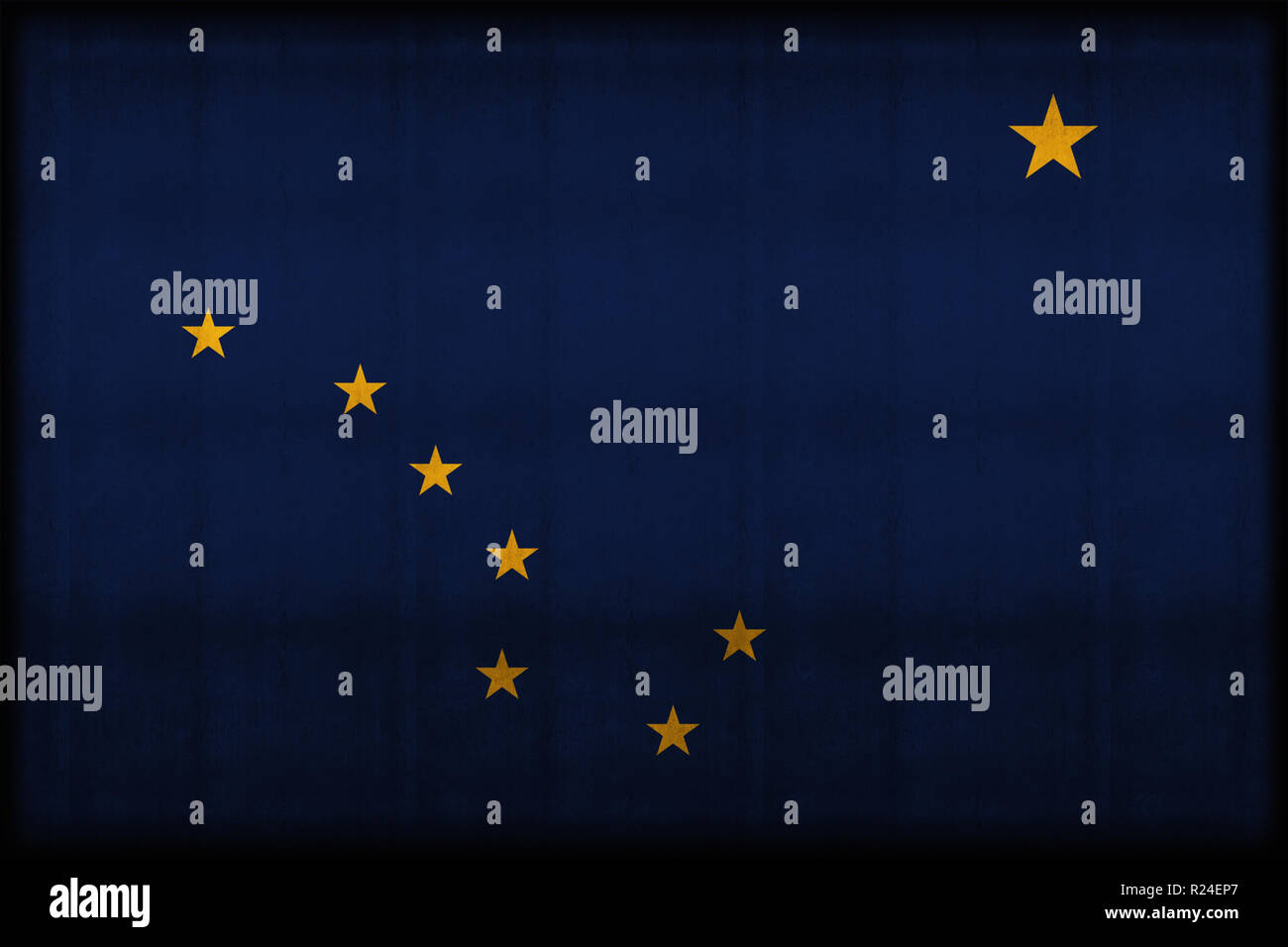 Alaska rusty flag illustration. Usable for background and texture Stock ...