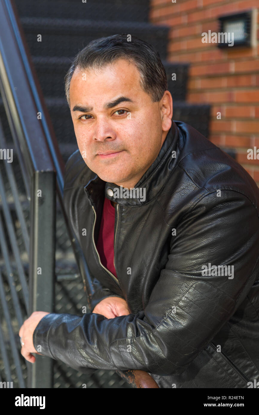 Headshot Portrait of Handsom Hispanic Man Stock Photo - Alamy