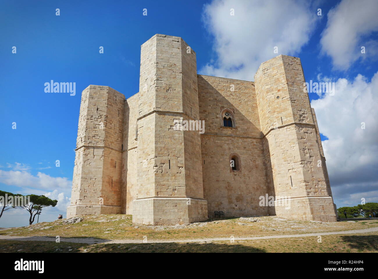 Castel del Monte, Italy - July 2014: castle in Andria, Apulia region ...