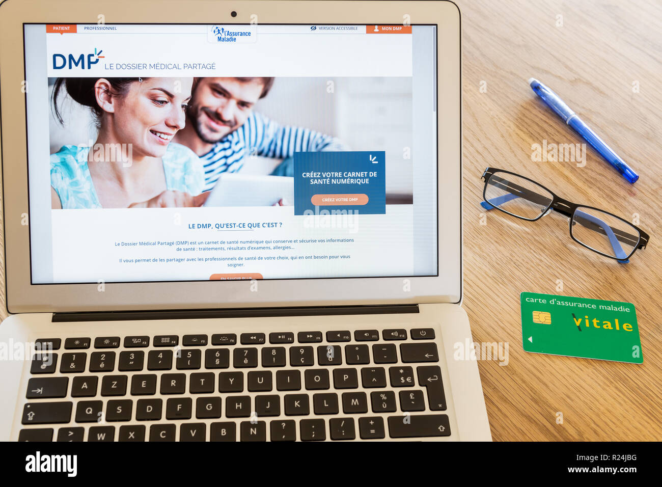 Paris, France - November 15, 2018 : French health insurance website ...