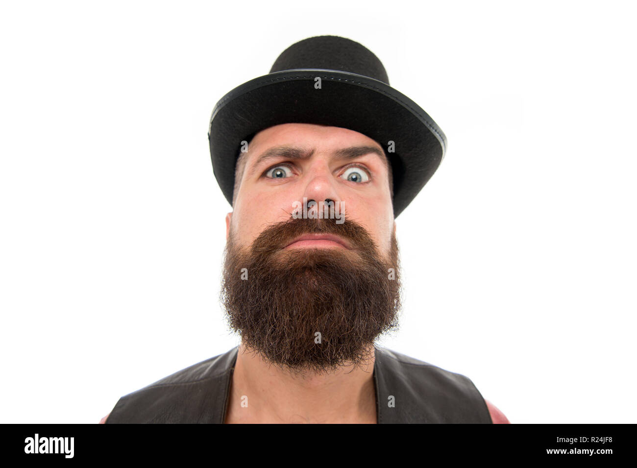 Circus worker. Circus magic trick performance. Let performance begin ...
