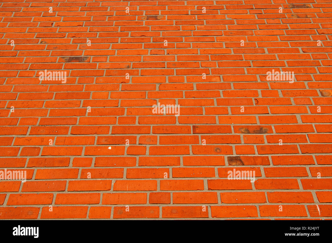 Wall of red brick texture surface on masonry background. Defense ...