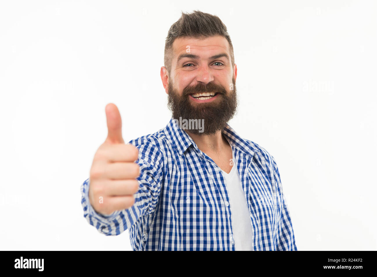 Great choice. Man bearded hipster recommend or approve something ...