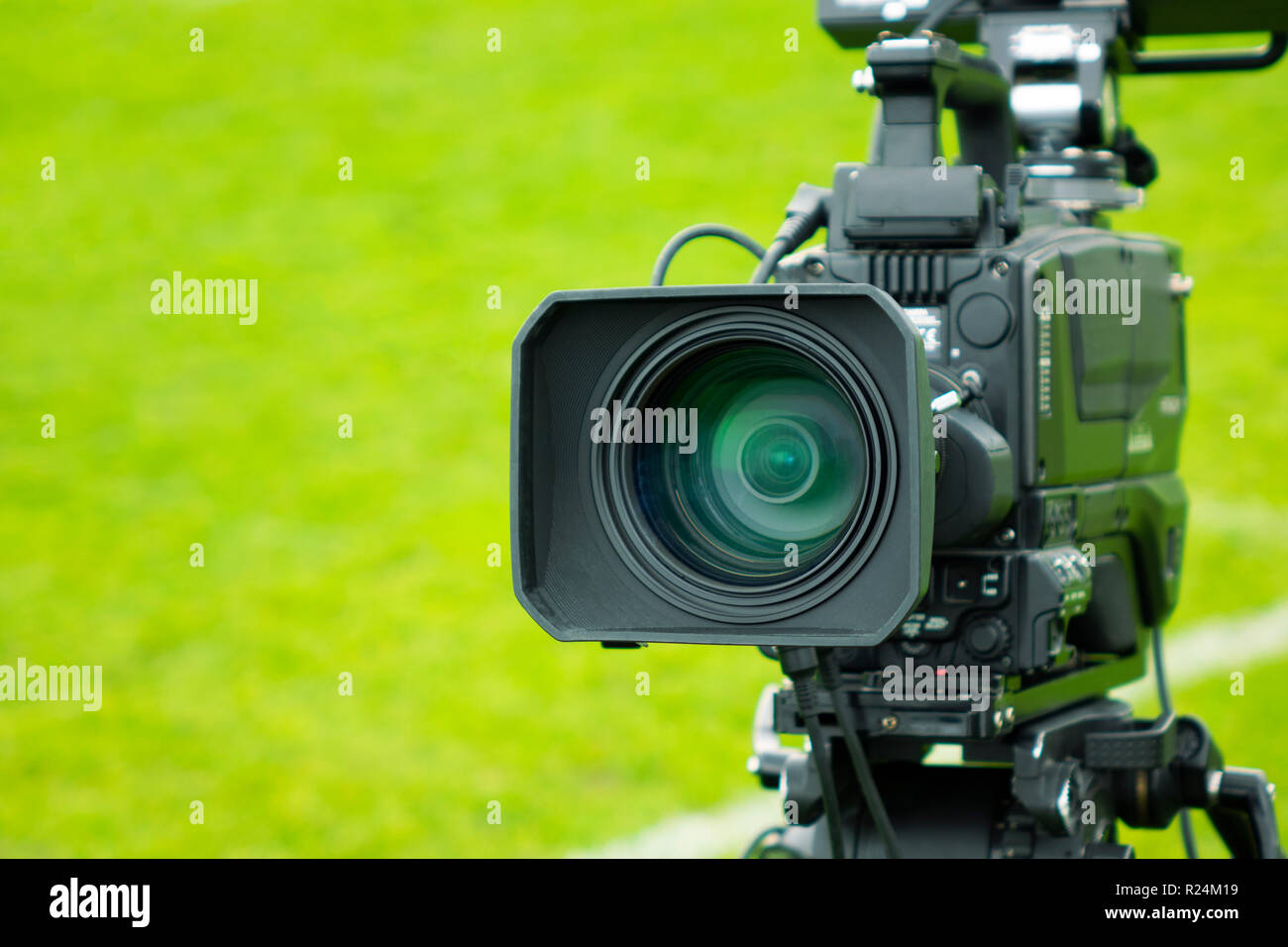 TV camera at the stadium during football matches Stock Photo - Alamy
