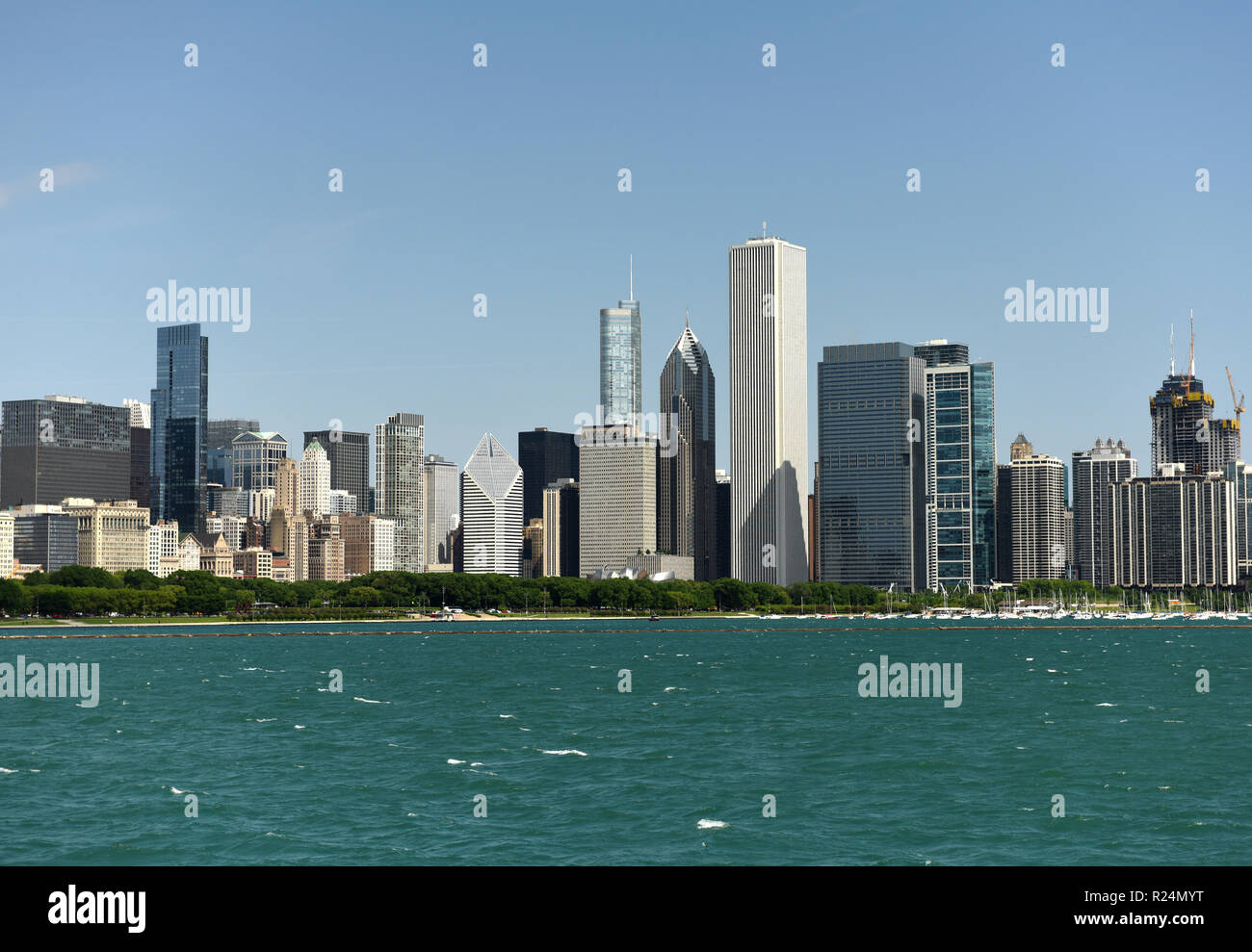 Chicago cityscape. Skycraper of Chicago Stock Photo - Alamy